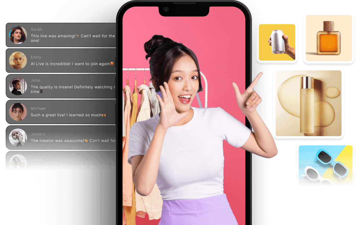 AnyLive | AIライブコマースプラットフォーム